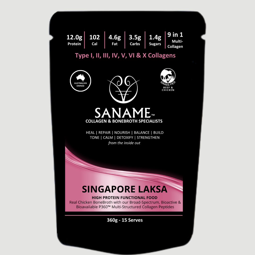 P360™ Singapore Laksa Multi-Collagen infused Bone Broth – SANAME - High Performance & Immunity ...