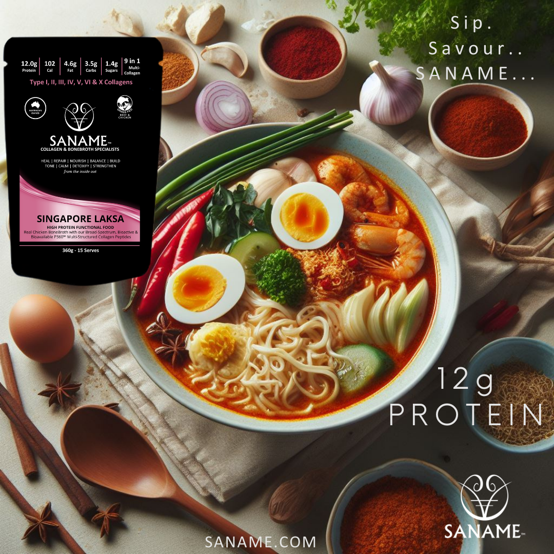 P360™ Singapore Laksa Multi-Collagen infused Bone Broth – SANAME - Multi-Collagen & Bone Broth ...